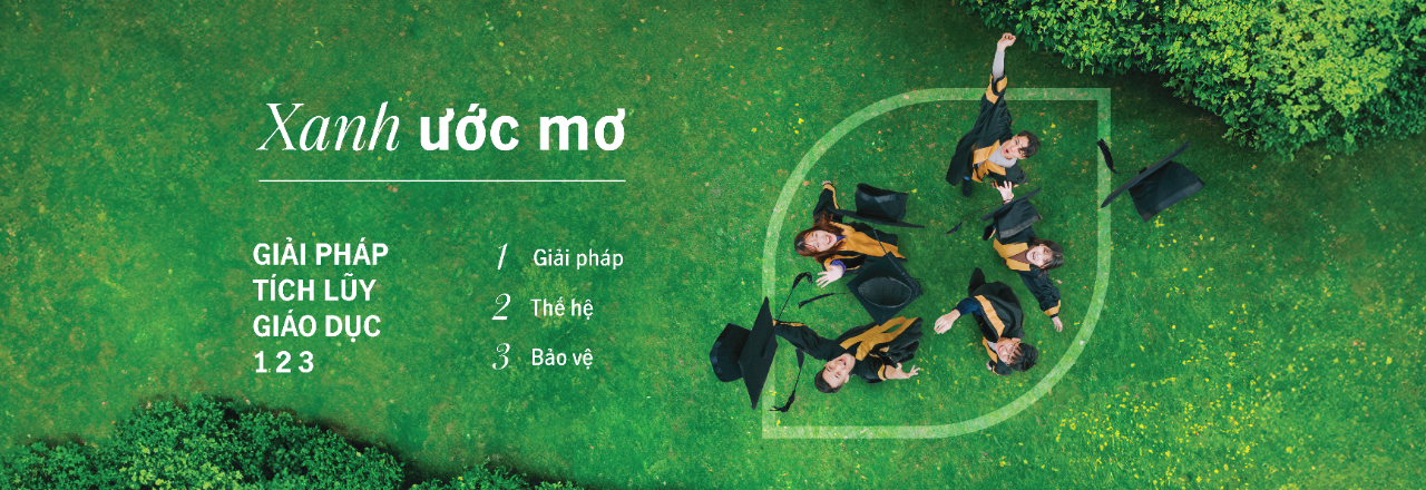 Xanh Ước Mơ - Giải pháp tích lũy giáo dục 123 từ Manulife
